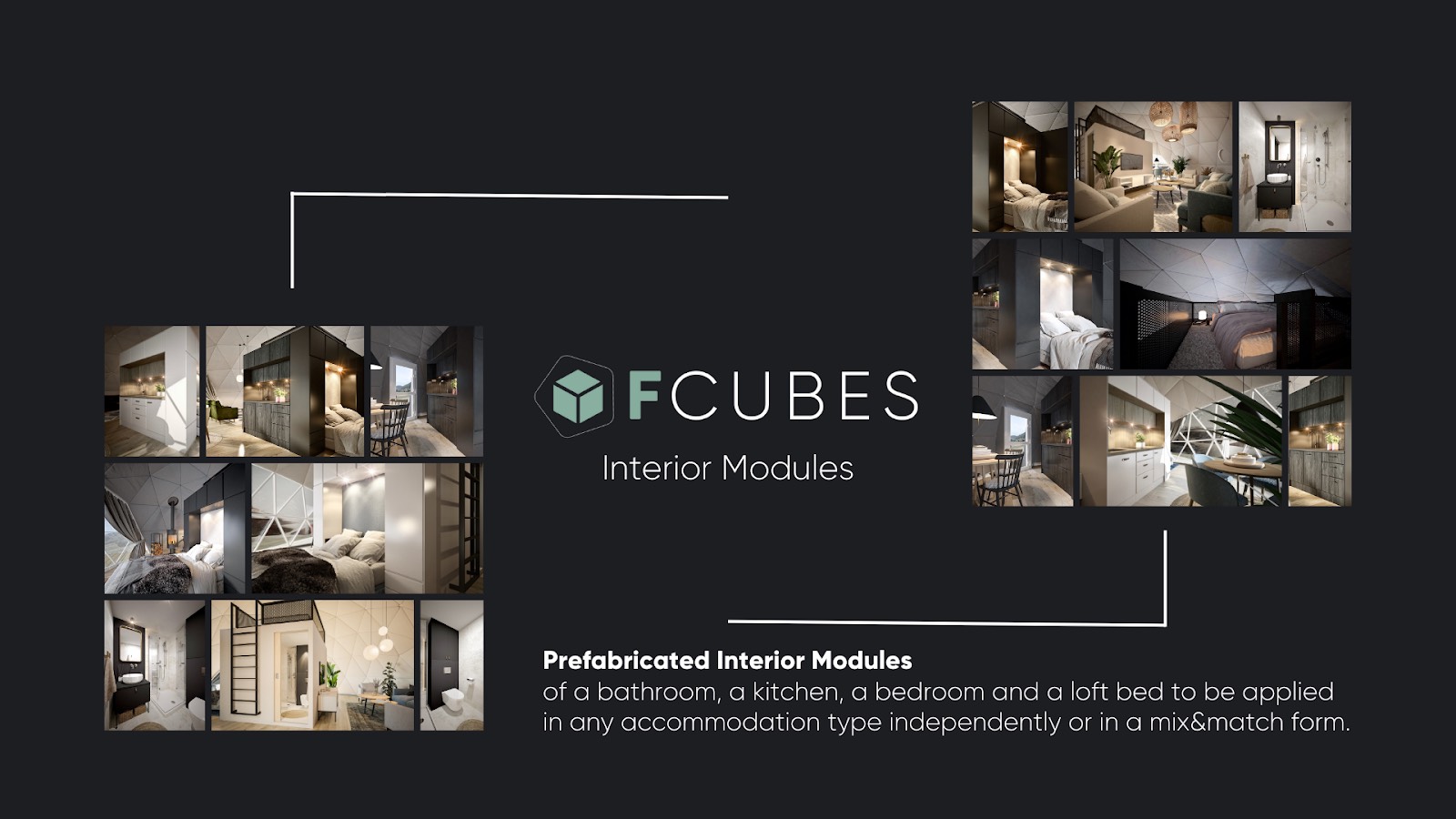 FCubes | Prefabricated Interior Modules – powered by FDomes